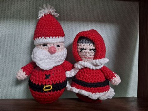 코바늘 뜨기 산타클로스 인형 Crochet Doilies
