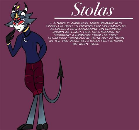 Helluva Boss Role Swap Au Stolas By Zombienutjob On Deviantart