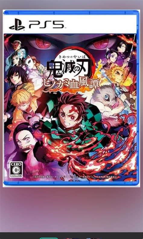 Ps5 Demon Slayer Hinokami Chronicles Video Gaming Video Games