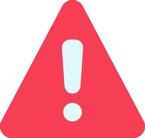 Alert Danger Warning Sign Flat Color Icon Vector Icon Banner Template 18004804 Vector Art At