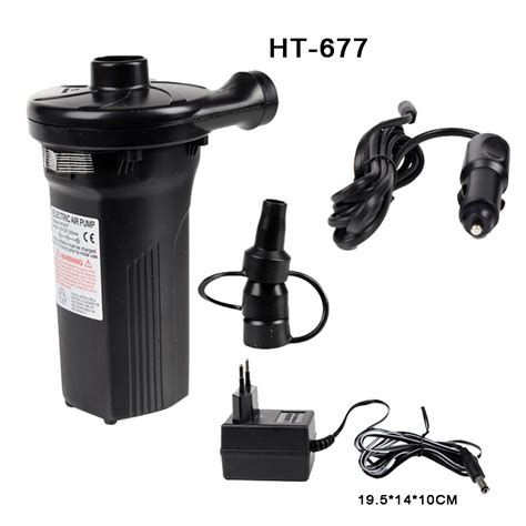 Inflator/Deflator Electric Air Pump 12V 240V Rechargeable Car Home ...