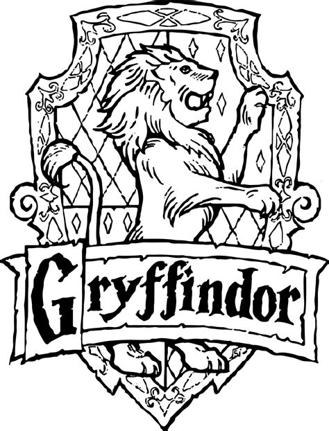 Gryffindor Badge Printable Printable Calendars At A Glance