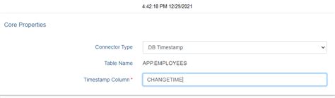 Database Timestamp Connector Radiant Logic Documentation