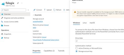 Create And Configure Azure Files Using Microsoft Entra Kerberos Authentication For Avd