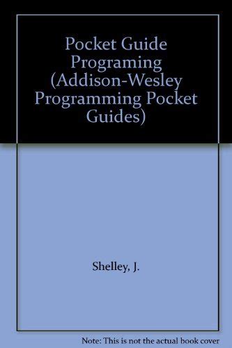 Pocket Guide Programing Addison Wesley Programming Pocket Guides Br