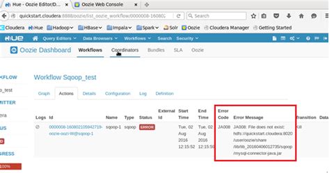 Tutorial Errors During Oozie Execution Soft Tech Methodology