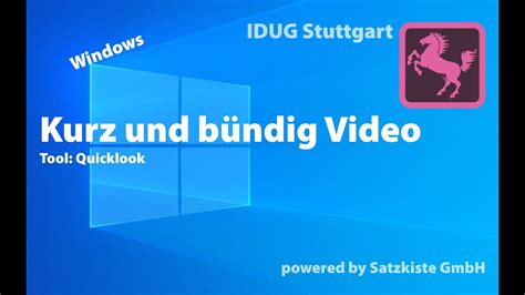 Windows Quicklook YouTube