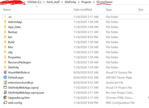 Why It Is Showing Project Name As Default In Sitefinity Dashboard Portal Once I Run It Stack
