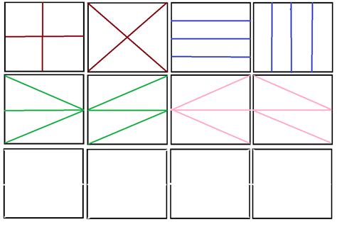 How Many Ways A Rectangle Can Be Cut Into 4 Equal Parts
