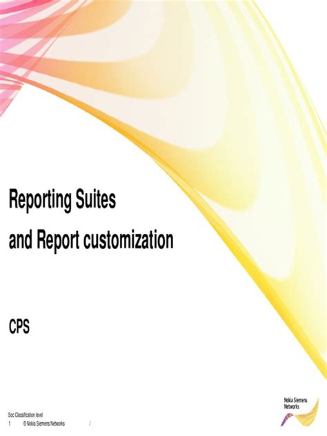 Netact Reporting Suites Report Customization Download Free Pdf