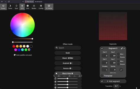 M 1 Led Matrix Settings For Wled Apollo Docs