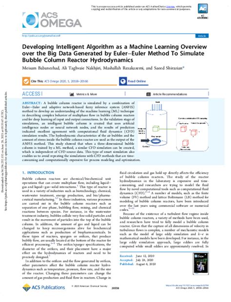 Pdf Developing Intelligent Algorithm As A Machine Learning Overview Over The Big Data