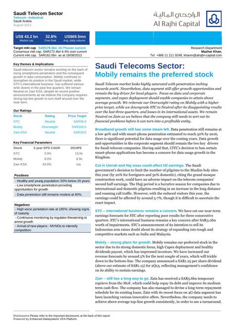 Pdf Al Rajhi Capital Saudi Telecom Sector Aug 2013 Pdf Dokumen Tips