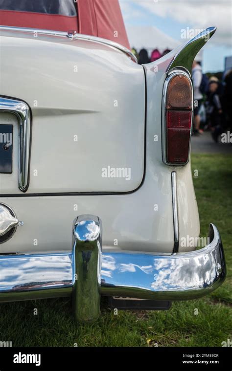 A Rear Corner View Of A 1961 Sunbeam Rapier Showing The Classic Rear
