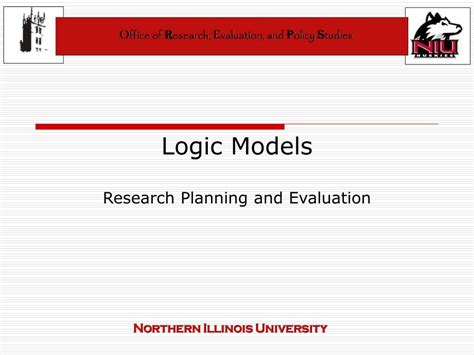 Ppt Logic Models Research Planning And Evaluation Powerpoint