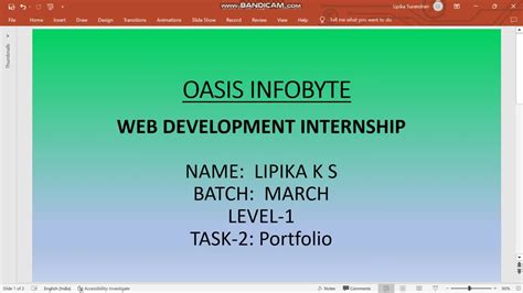 Lipika K S On Linkedin Oasisinfobyte Internship Webdevelopment