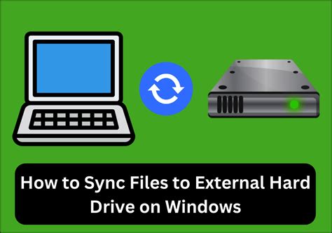 How To Sync Files To External Hard Drive Easy Free