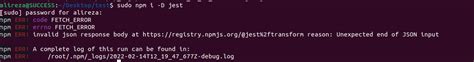 Install Jest With Npm In Javascript Stack Overflow