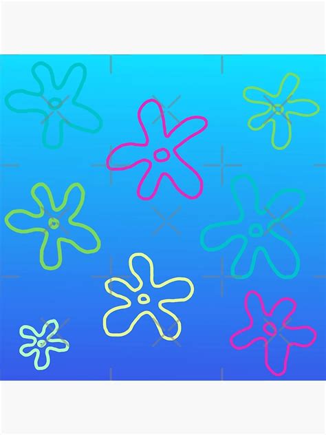 Spongebob Flower Pattern