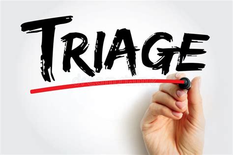 Triage The Preliminary Assessment Of Patients Or Casualties In Order