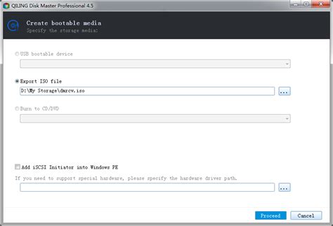 Create Bootable Media