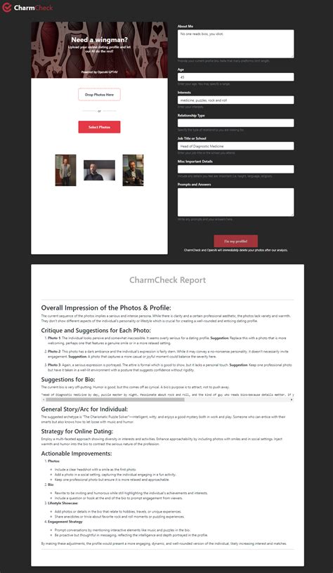 I Made An Ai Dating Profile Reviewer 🥰 Rwebdev