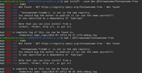 Npm Not Found · Issue 15263 · Fortawesomefont Awesome · Github