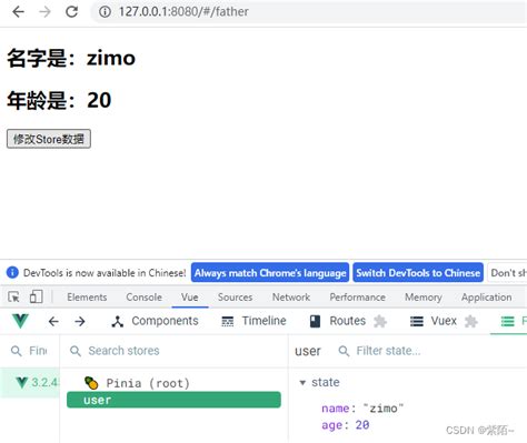Vue3中的pinia使用收藏版 vue3 pinia的使用三 CSDN博客