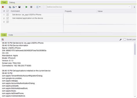Seetest Client Getinstalledapplications · Digitalai Continuous Testing