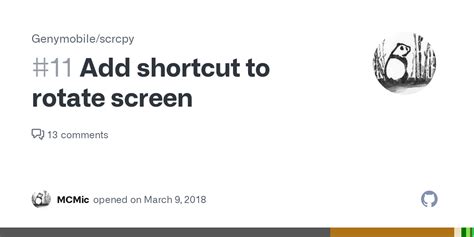 Add Shortcut To Rotate Screen · Issue 11 · Genymobilescrcpy · Github Add Shortcut To Rotate Screen · Issue 11 · Genymobilescrcpy · Github