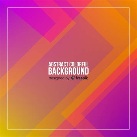 기하학적 모양 을 가진 추상적 인 다채로운 배경 무료 벡터