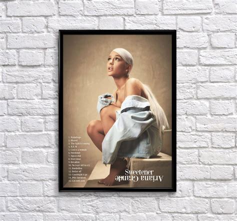 Ariana Grande Poster Sweetener Poster Sweetener Album Cover Poster