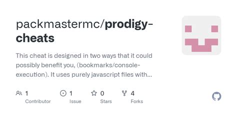 GitHub Packmastermc Prodigy Cheats This Cheat Is Designed In Two Ways That It Could Possibly