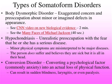 Ppt Somatoform Disorders Powerpoint Presentation Free Download Id355565