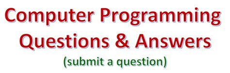 Computer Programming Questions And Answers Java C C Php Python