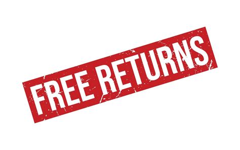 Free Returns Rubber Stamp Seal Vector Vector Art At Vecteezy