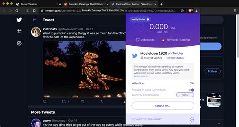 Desktop Use Greaselion For Twitter Publishers · Issue 11462 · Brave