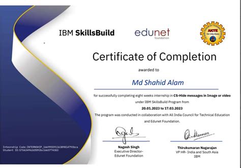 Md Shahid Alam On Linkedin Internship Virtualinternship