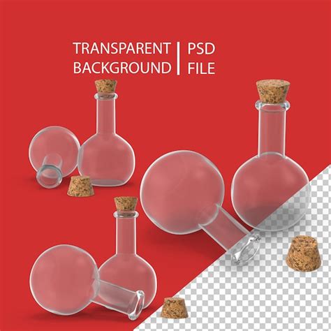 Premium Psd Empty Flask Png