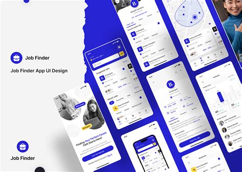 Job Finder App Ui Design Figma Ui Design App Design Behance