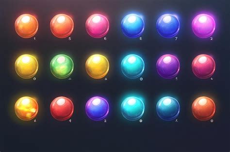 Exploring Color Schemes For Icon Differentiation A Generative Ai Premium Ai Generated Image