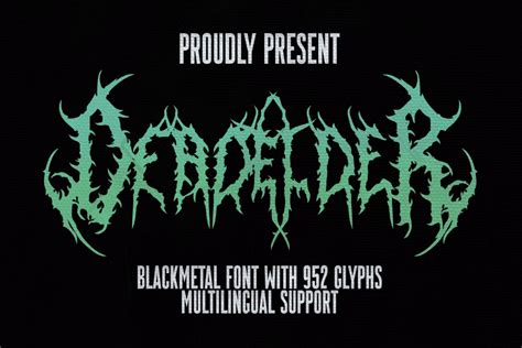 Dead Elder Metal Font · 1001 Fonts
