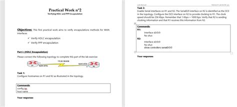 Solved Practical Work N∘2 Verifying Hdlc And Ppp