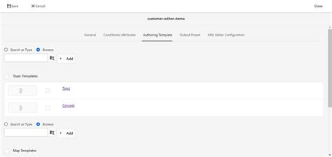 customize authoring template in aem guides adobe experience league