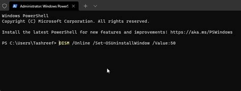 How To Extend The 10 Days Rollback Period To 60 Days In Windows 11