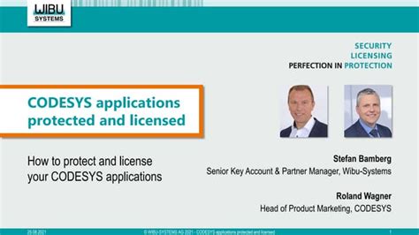 Your Codesys Applications Protected And Licensed Ppt