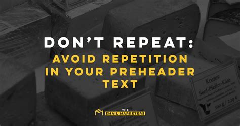 What Is An Email Preheader The Email Marketers