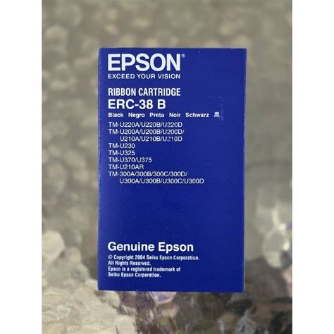Genuine Epson Erc38 B Ribbon Cartridge Set Of 10 Erc 38b Shopee Philippines