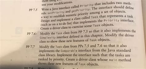 Solved Write A Java Interface Called Priority That Includes