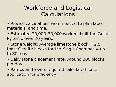 Mathematics In Building The Pyramids Geometry Engineering And Measurement Ppt